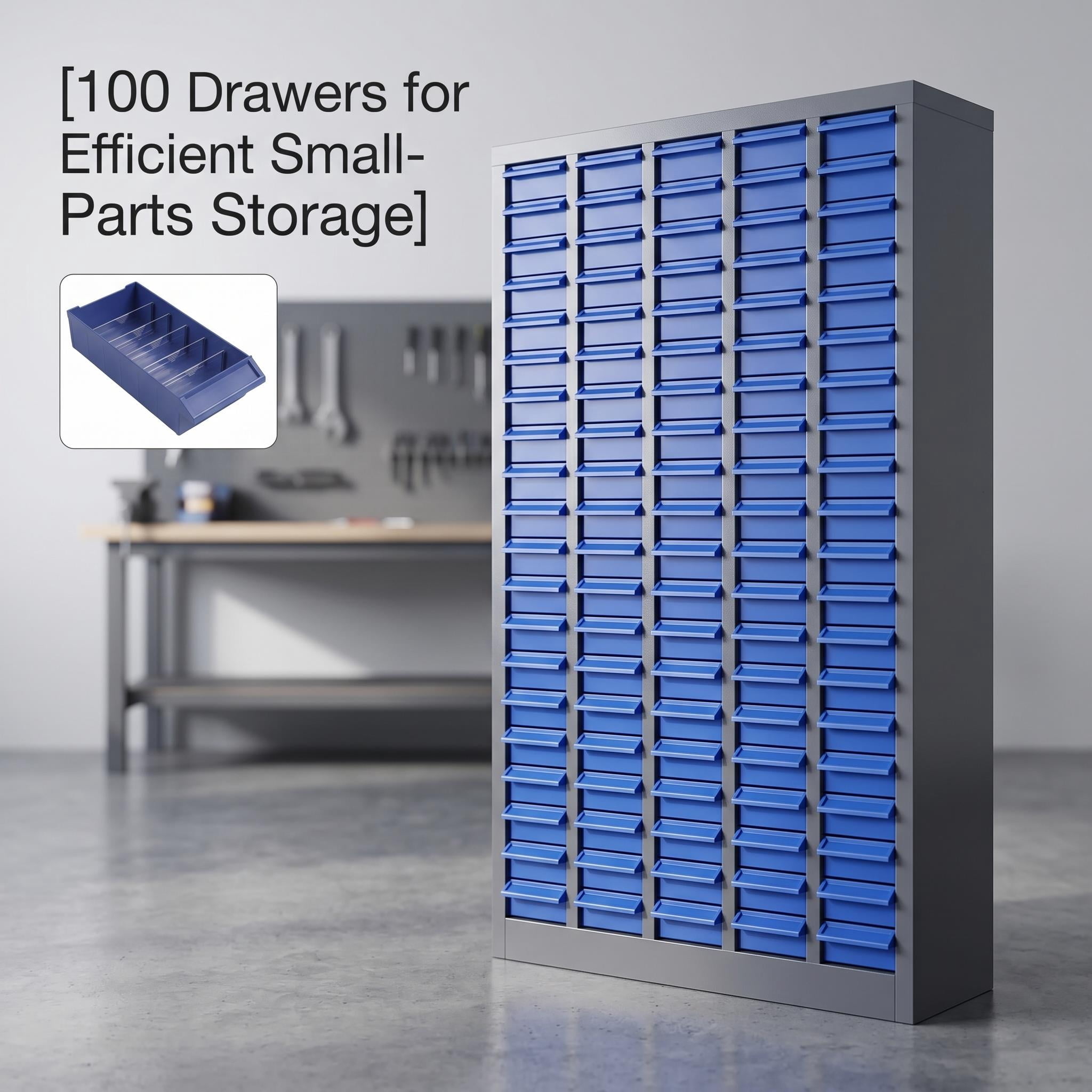 Rustproof Parts Cabinet,Tool Storage Cabinet for Workshop Garage Office ...