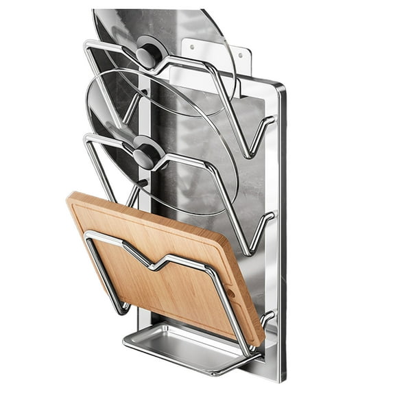 Rustproof Pots Lid Rack Stainless Steel Sink Sponge Organiser ...