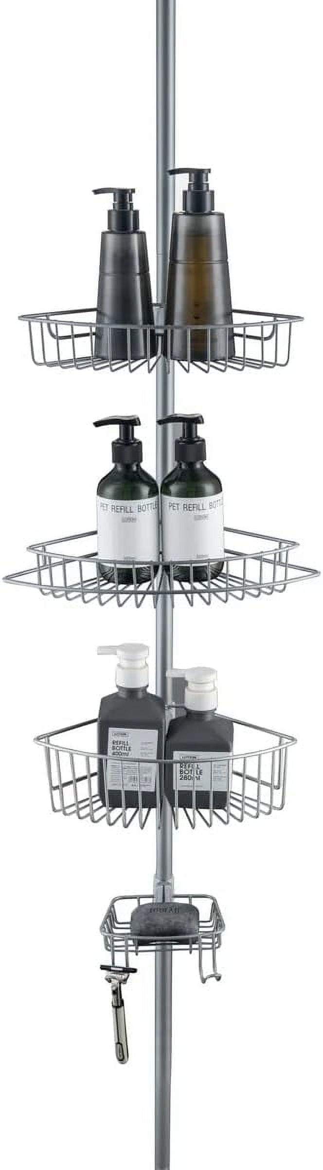 Rustproof Shower Caddy Corner for Bathroom,Bathtub Storage Organizer ...