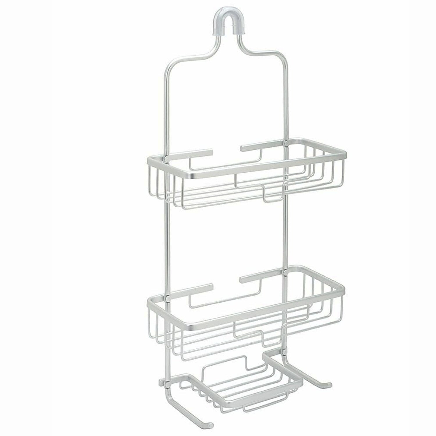 Rustproof Shower Caddy Deluxe - Overhead Bathroom Organizer with 2 ...