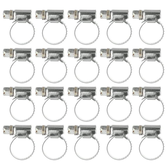 Rustproof Stainless Steel Hose Clamps, 20pc Kit for Automotive, Fuel ...