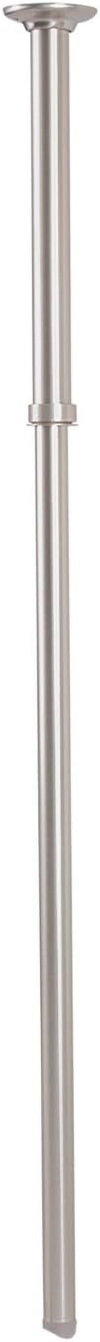 Rustproof Vertical Ceiling Support Bar for Shower Curtain Rods, Brushed ...