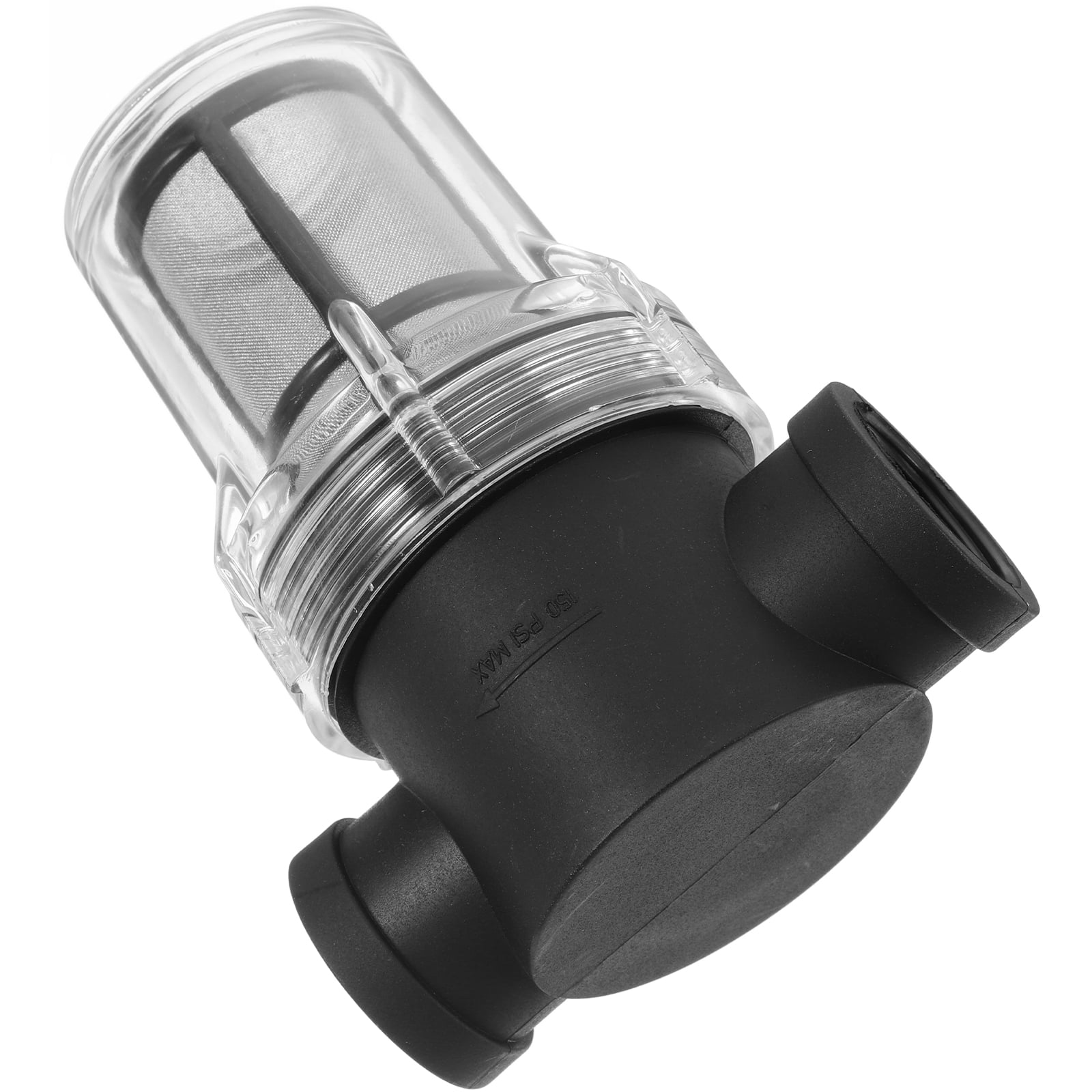Rustproof Water Strainer In-line Filter Coolant Fridge Filtration Black ...