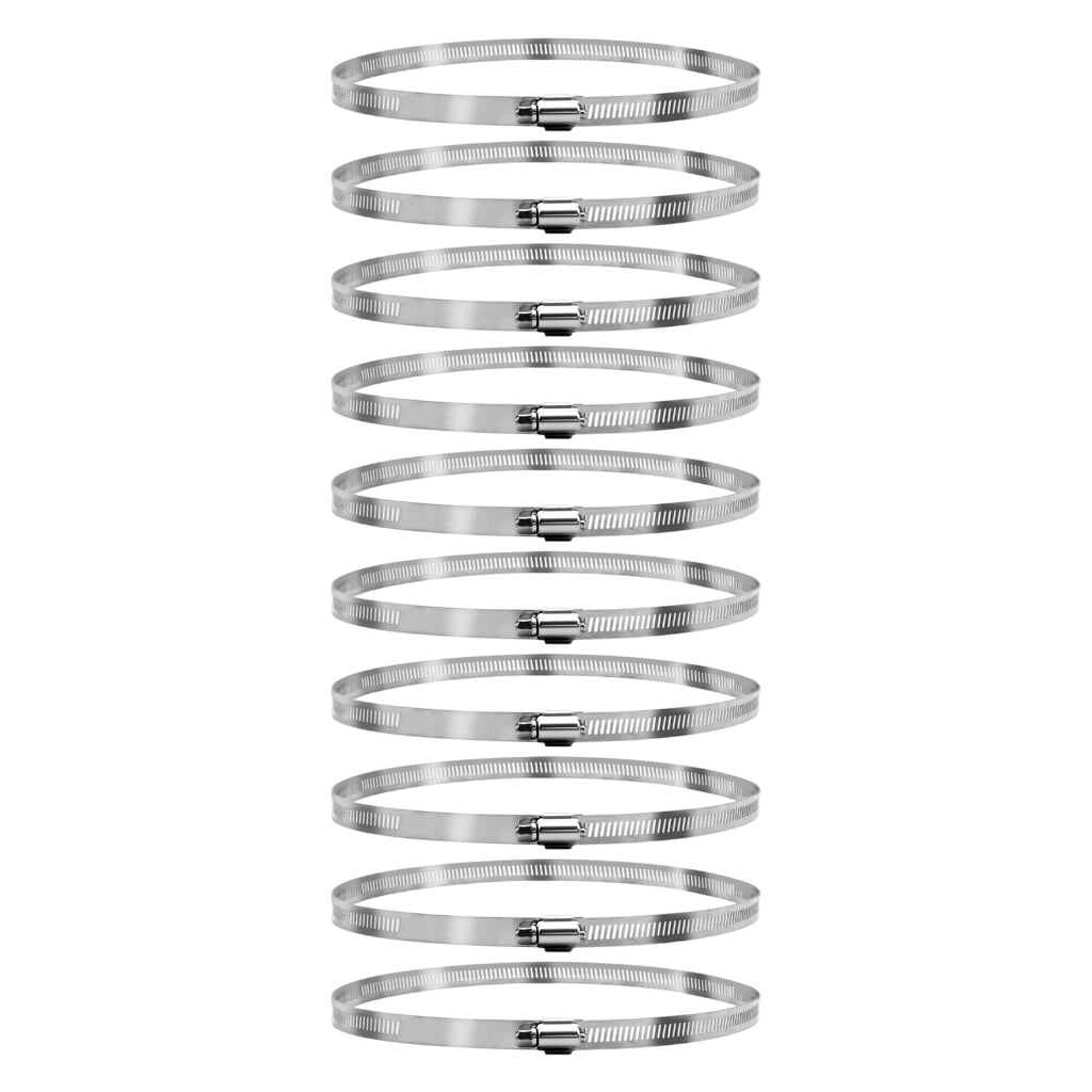 Rustproofed Metal Hose Clamps 100-400mm Ranges For Ventilation Duct ...