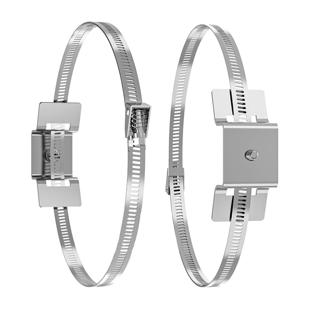 Rusts Resistant Poles Mounting Clamps Solar Panel Poles Mount Regulable ...