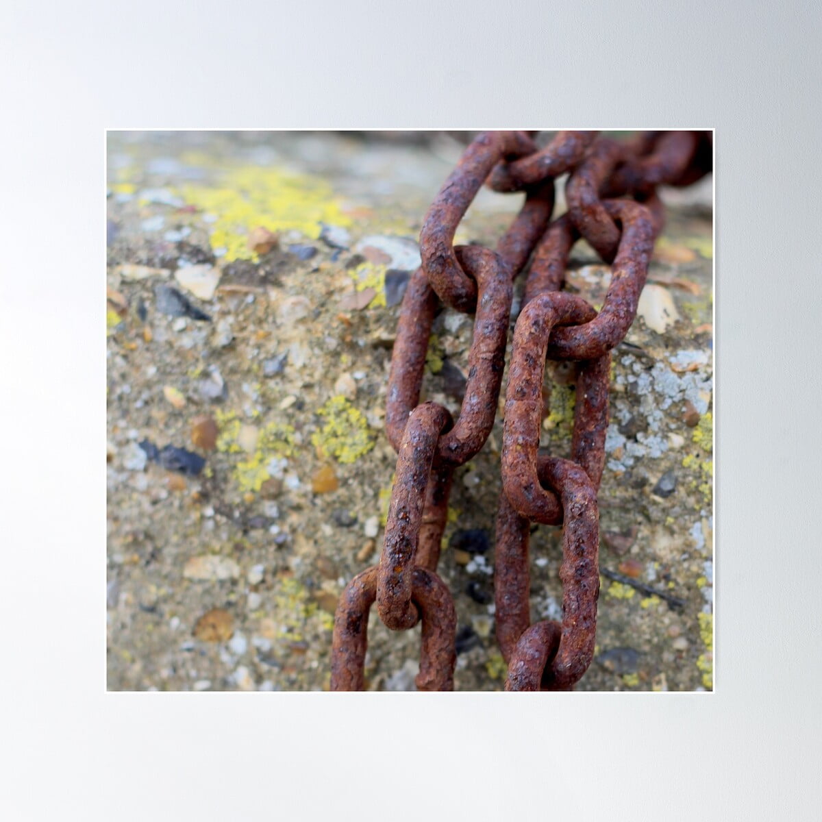Rusty Chains Poster Wall Art, Modern Wall Decor For Living Room Bedroom ...