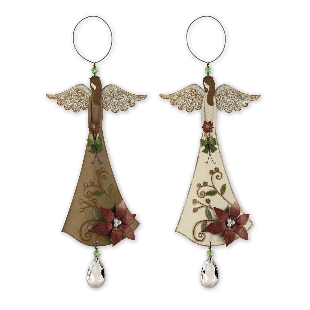 Rusty Hinge Angel Ornament, Set of 2 - Walmart.com