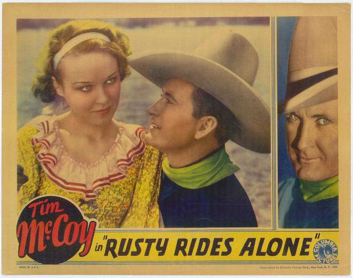 Rusty Rides Alone - movie POSTER (Style A) (11" x 14") (1933) - Walmart.com