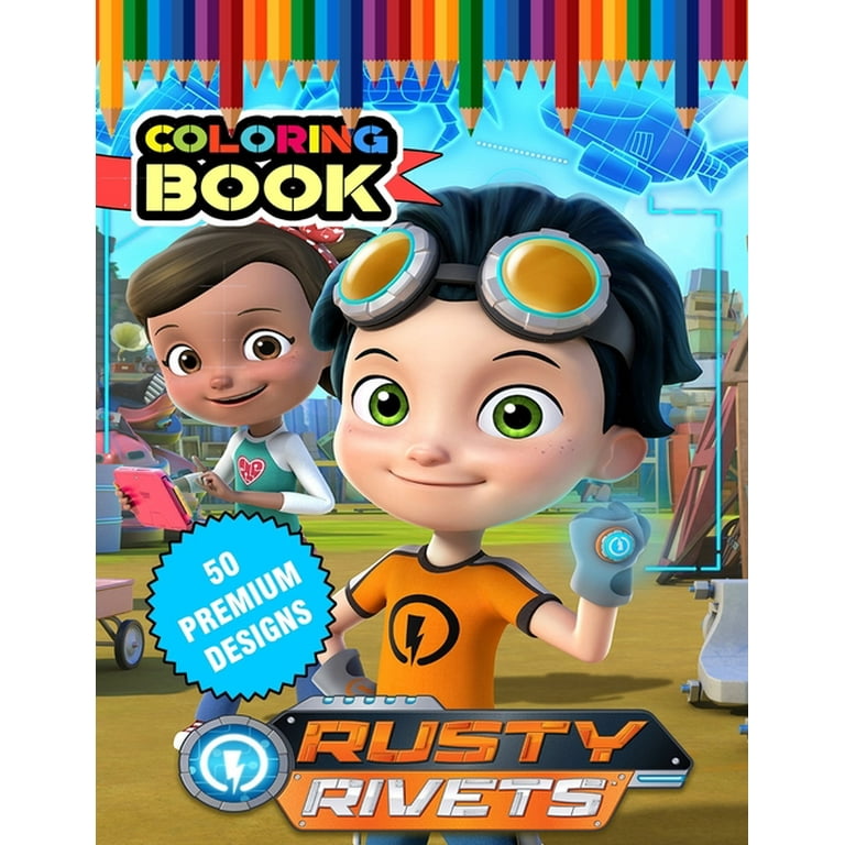 rusty rivets coloring pages