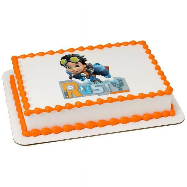 Rusty Rivets Lets Get To Work! Edible Cake Topper Image 1/4 Sheet ...