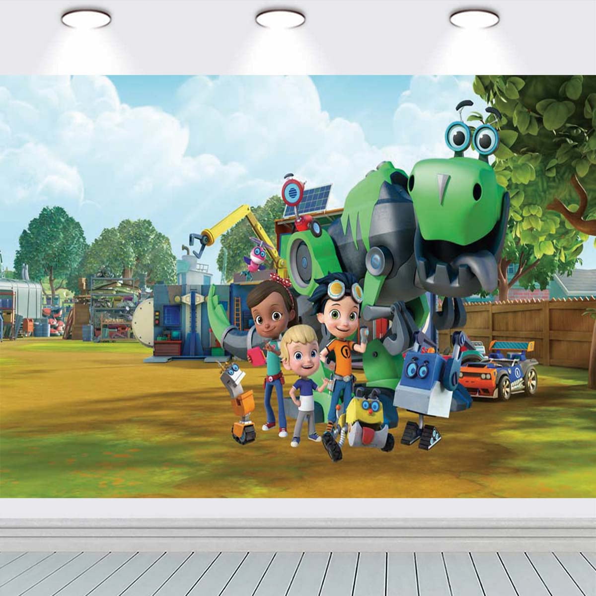 Rusty Rivets school Backdrop Taspestry Wall Decor Banner Party Supplies ...