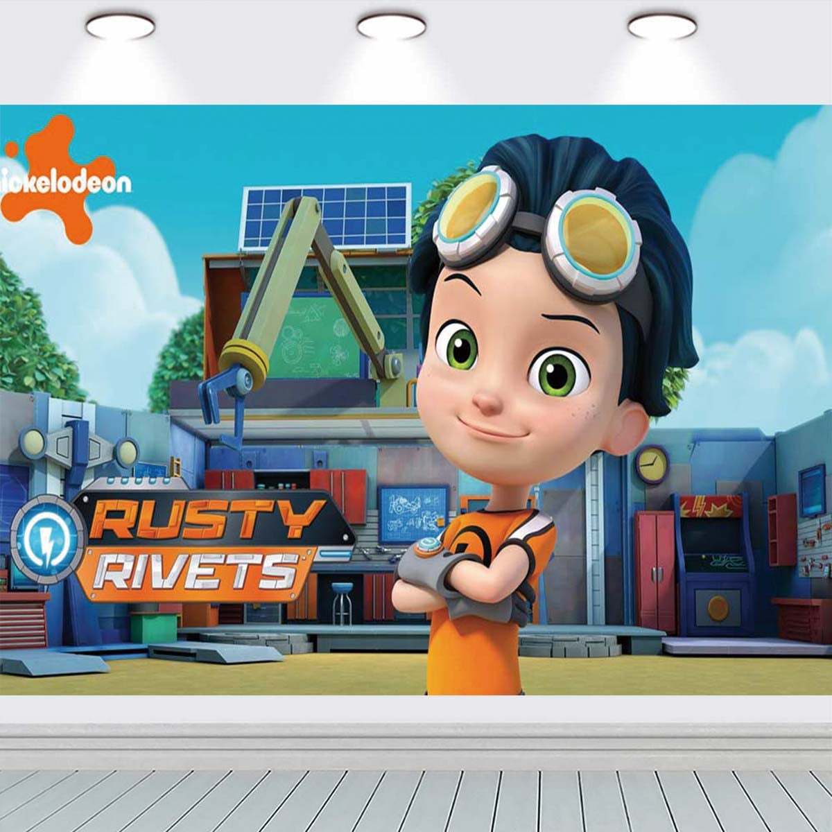 Rusty Rivets school Taspestry Wall Decor Background Backdrop Party ...