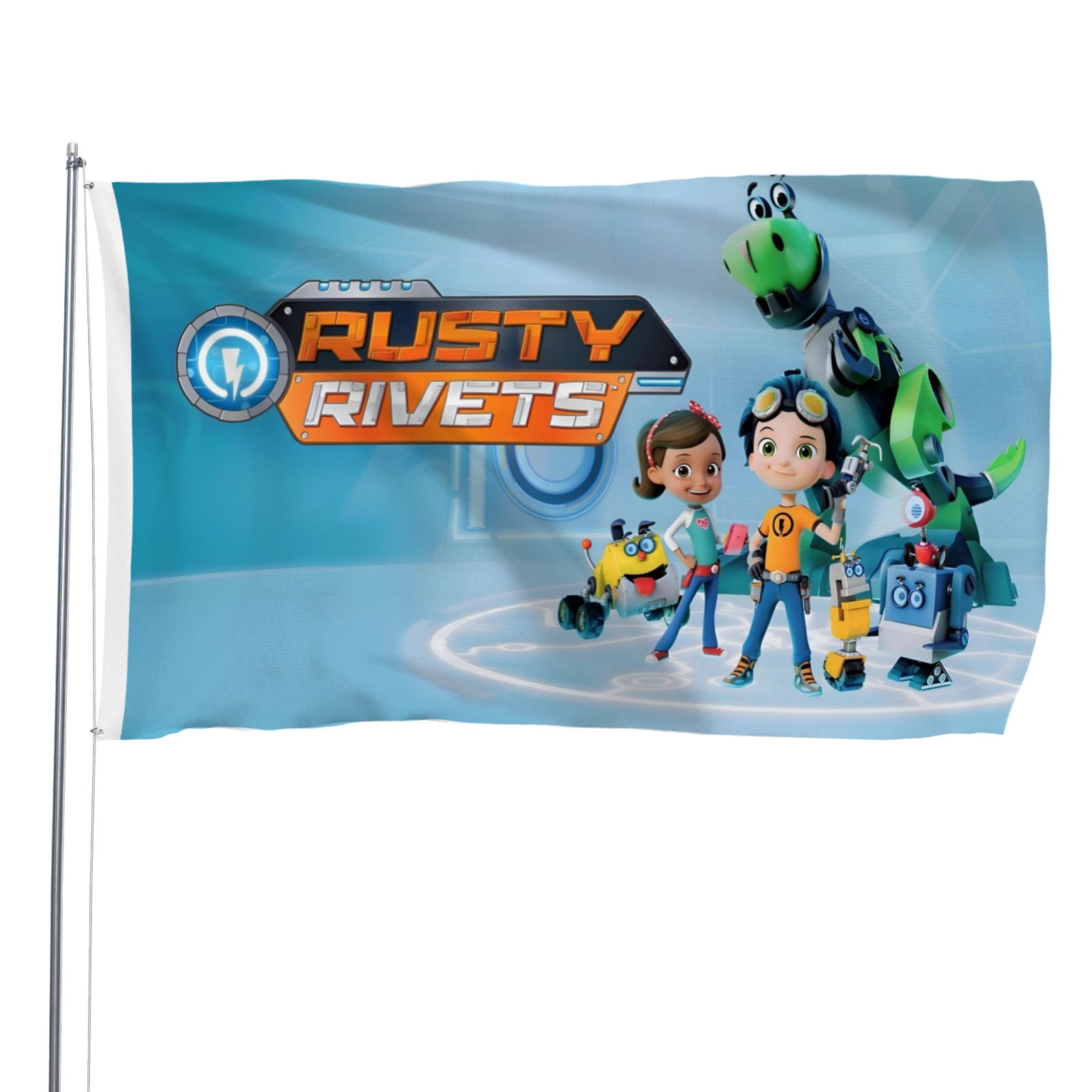 Rusty Rivets-themed Printed Flag Perfect gift for fans, friends, and ...
