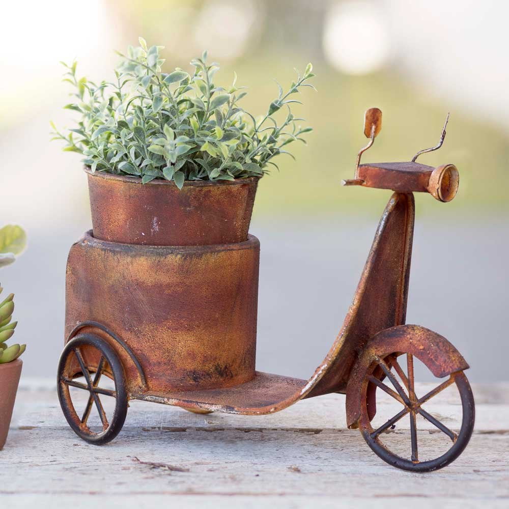 Rusty Scooter Planter - Walmart.com