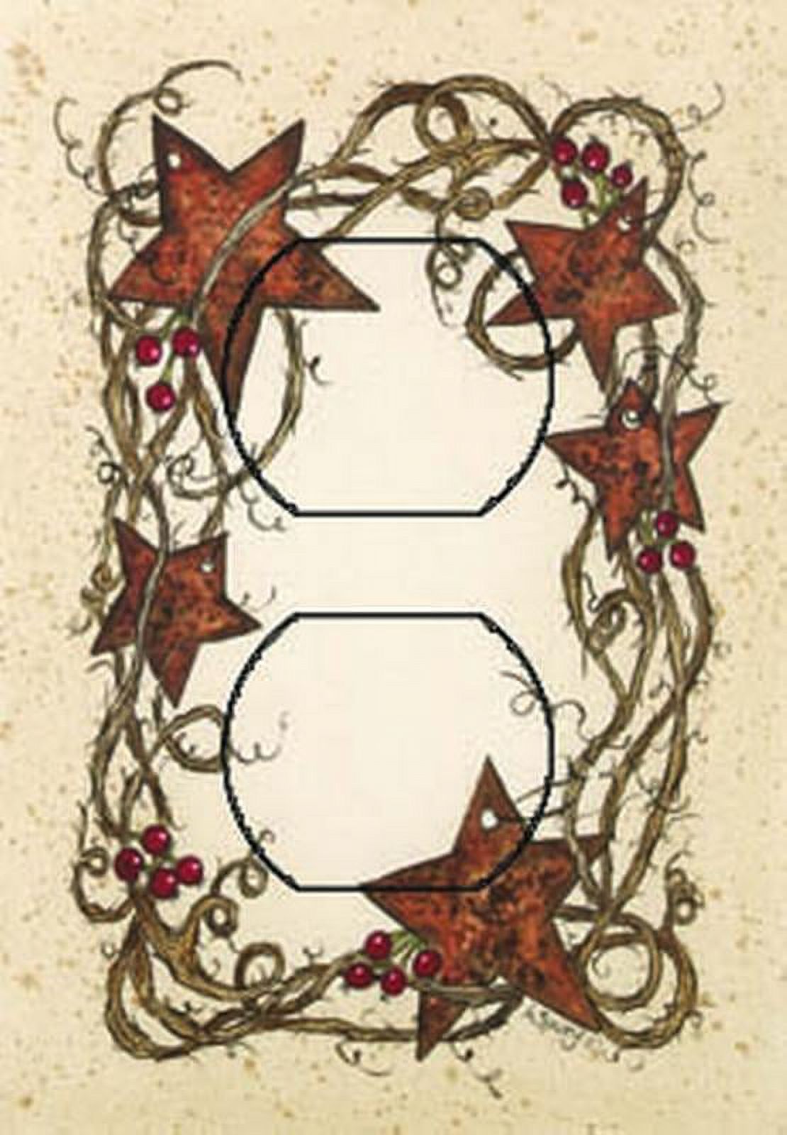 Rusty Stars Single Duplex SwitchStix Peel and Stick Art Deco Outlet ...