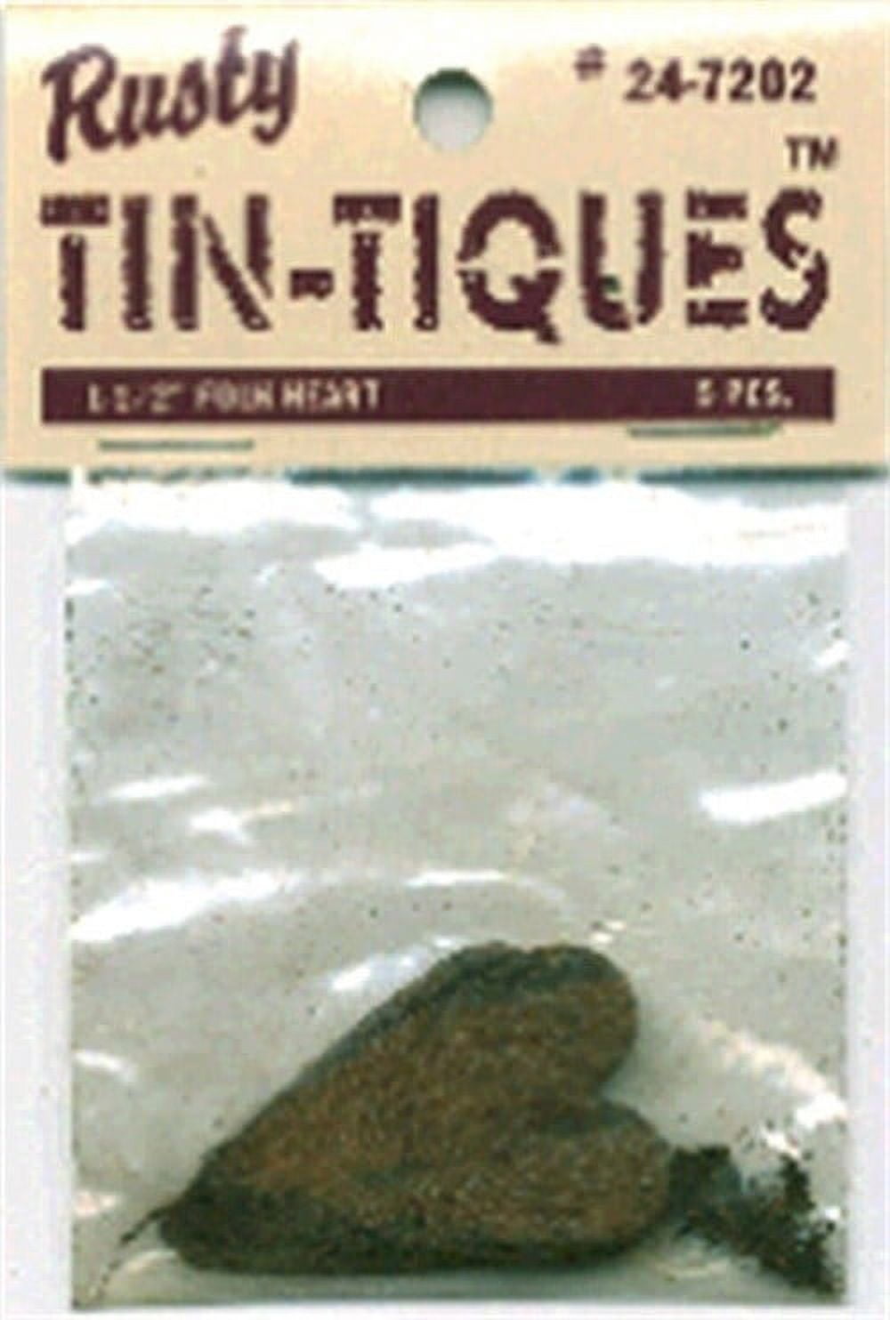 Rusty Tin-Tiques Tin Cutouts-Folk Heart 1.5" 5/Pkg, Pk 6, DCC - Walmart.com