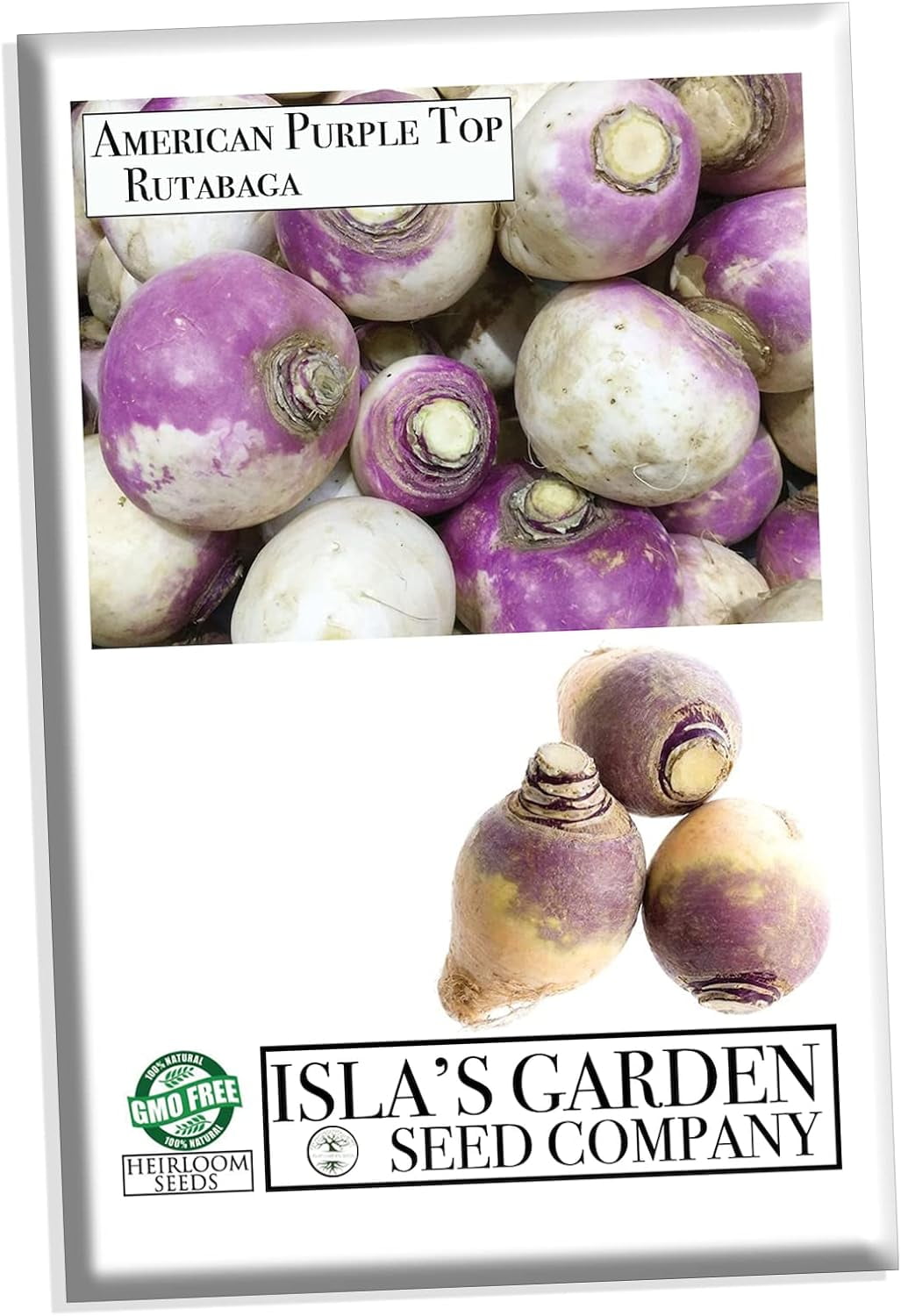 Rutabaga (American Purple Top), 150+ Heirloom Seeds Per Packet Non GMO ...