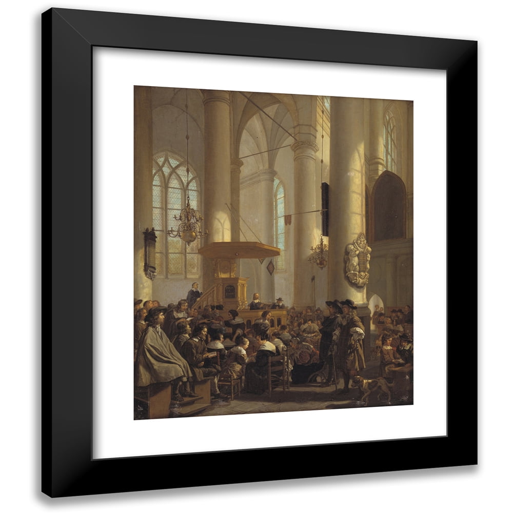 Rutger Van Langevelt 12x14 Black Modern Framed Museum Art Print Titled ...