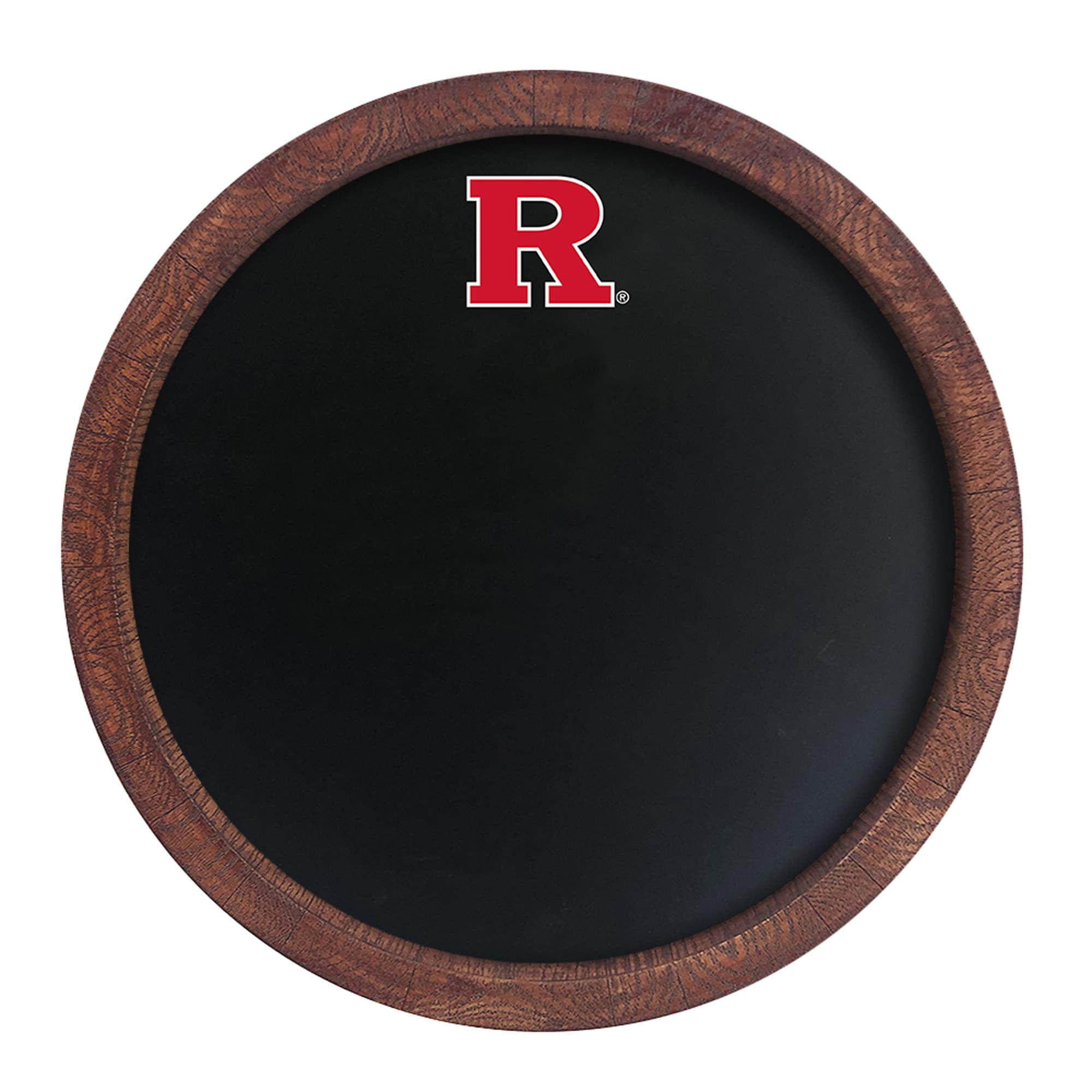 Rutgers Scarlet Knights 20.25'' Round Chalkboard Faux Barrel Top Sign ...