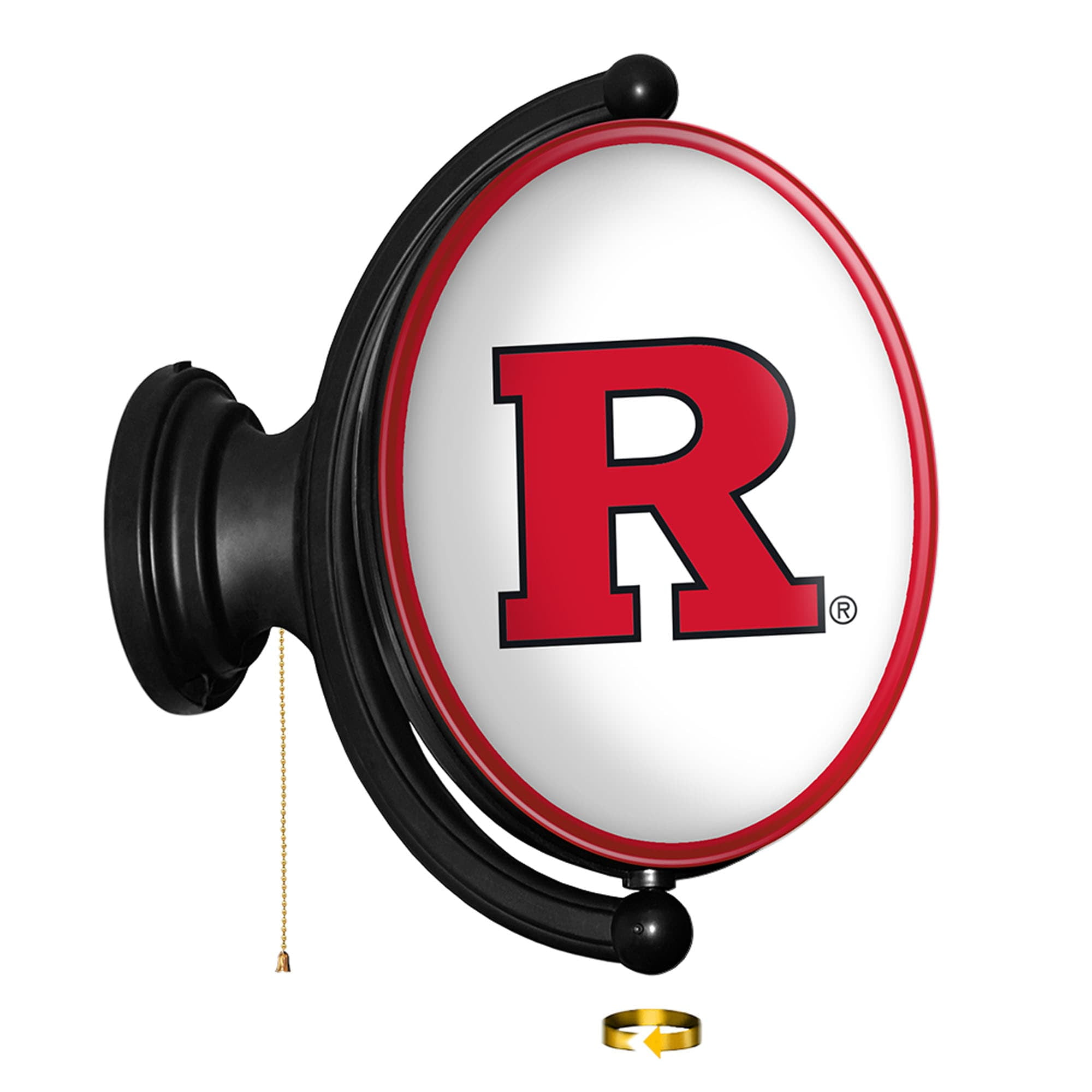 Rutgers Scarlet Knights 21'' x 23'' Rotating Lighted Wall Sign ...