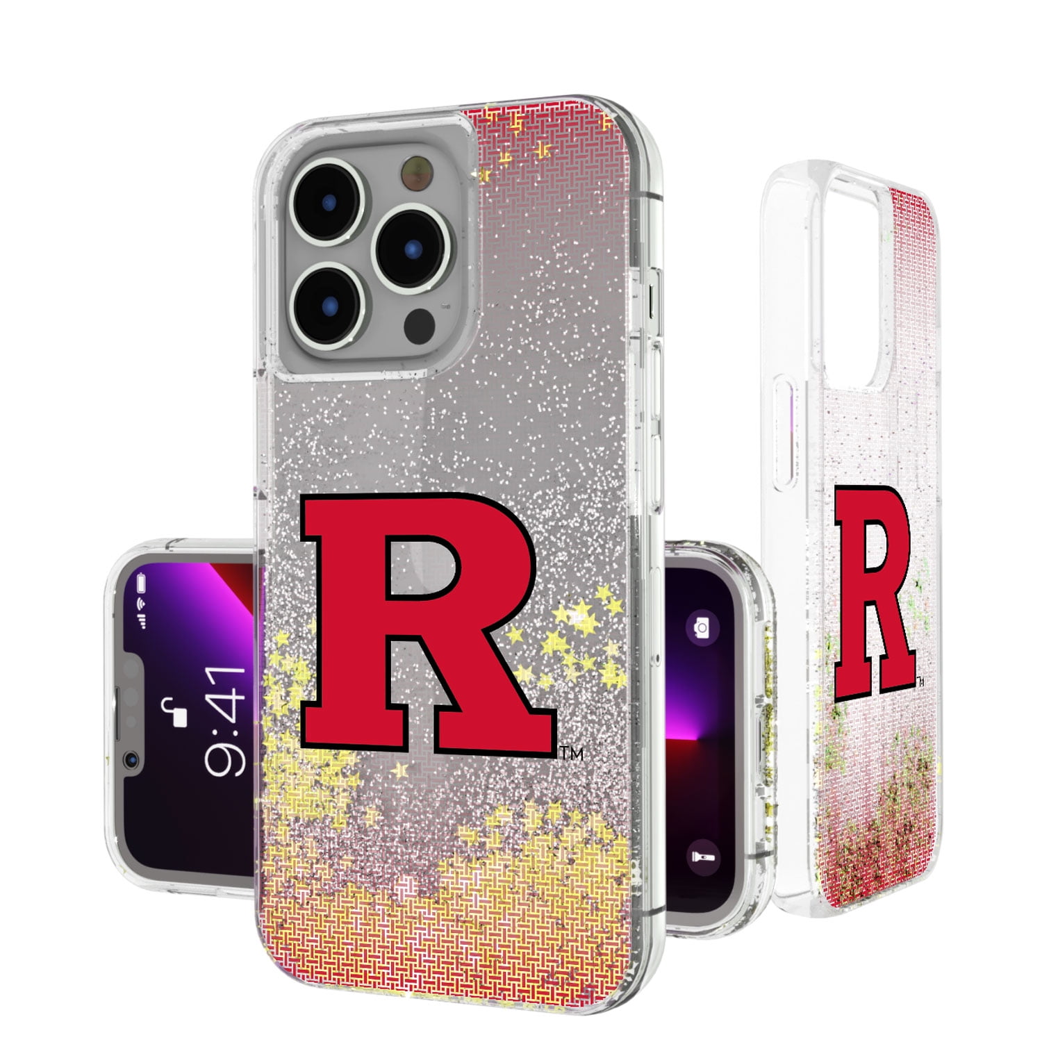Rutgers Scarlet Knights Linen Logo iPhone Glitter Case - Walmart.com