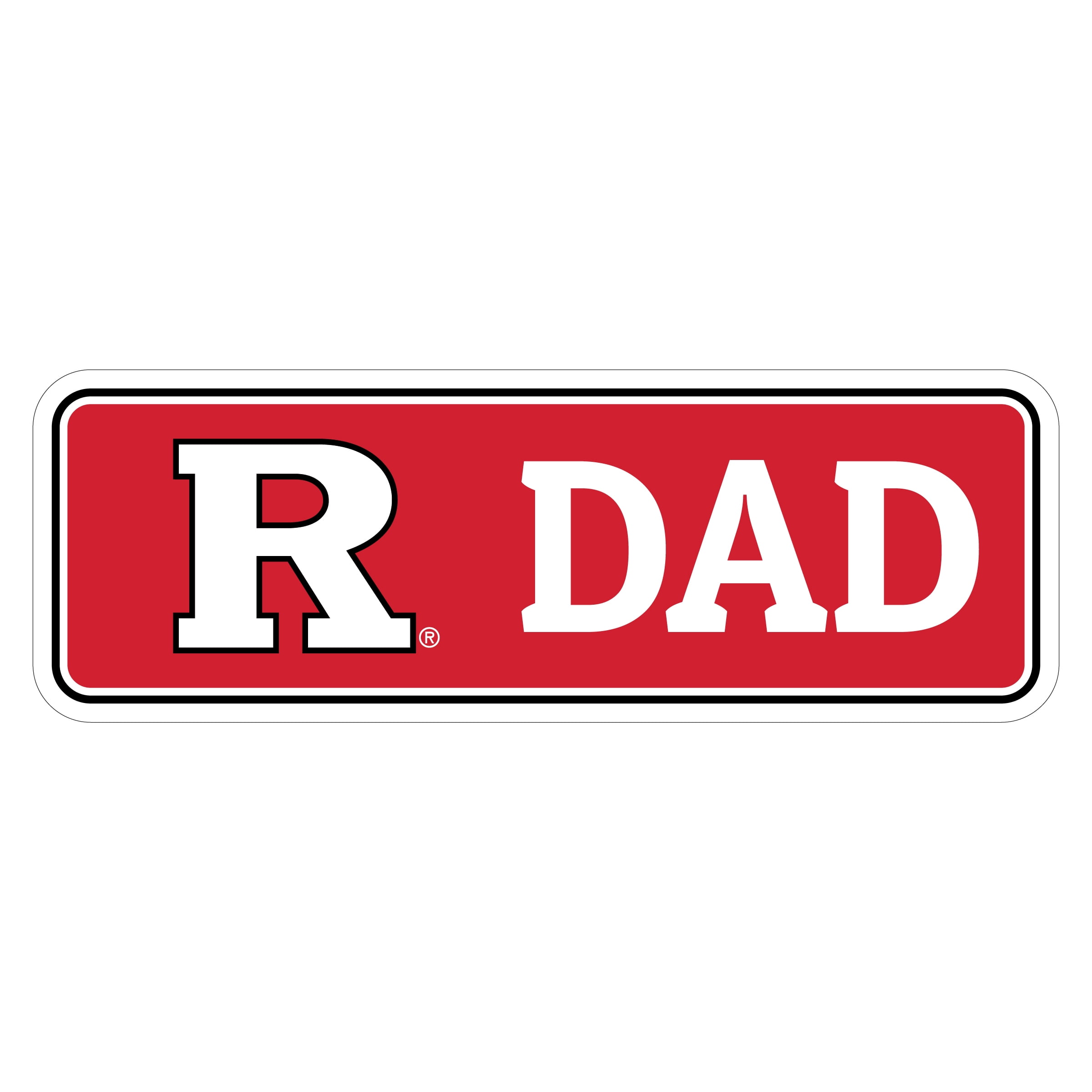 Rutgers Scarlet Knights Proud Dad Die Cut Decal Officially Licensed ...