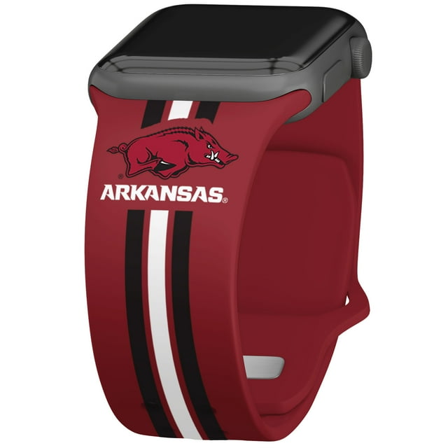 Arkansas Razorbacks Silicone Apple Watch Band - Walmart.com