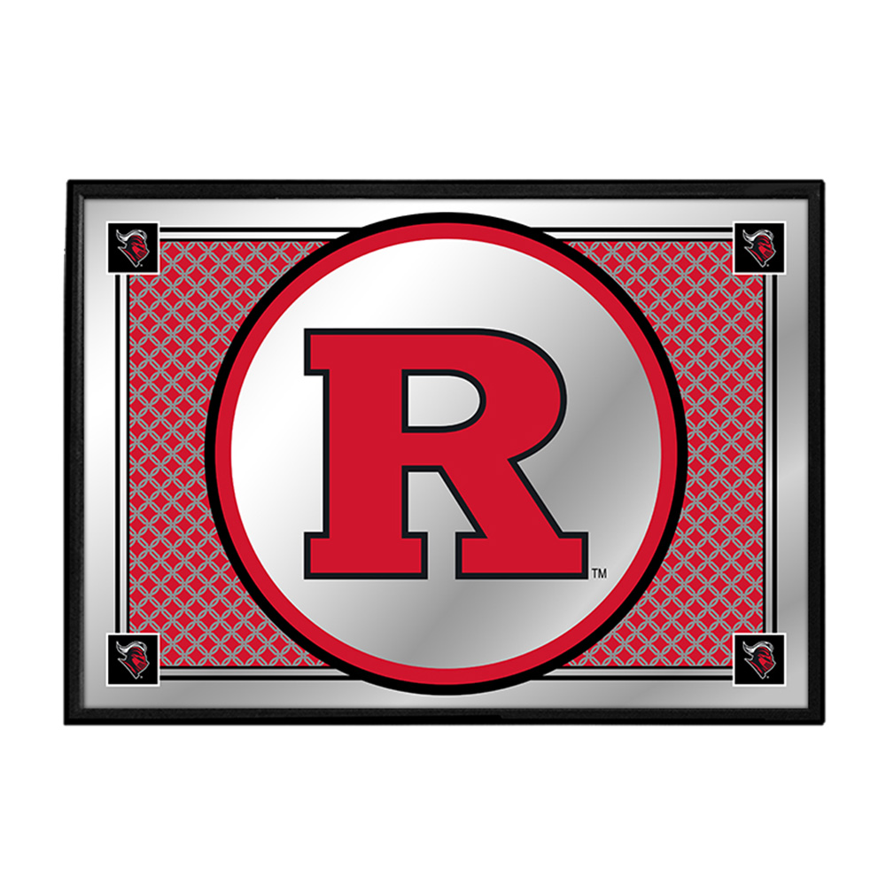 Rutgers Scarlet Knights: Team Spirit - Framed Mirrored Wall Sign ...