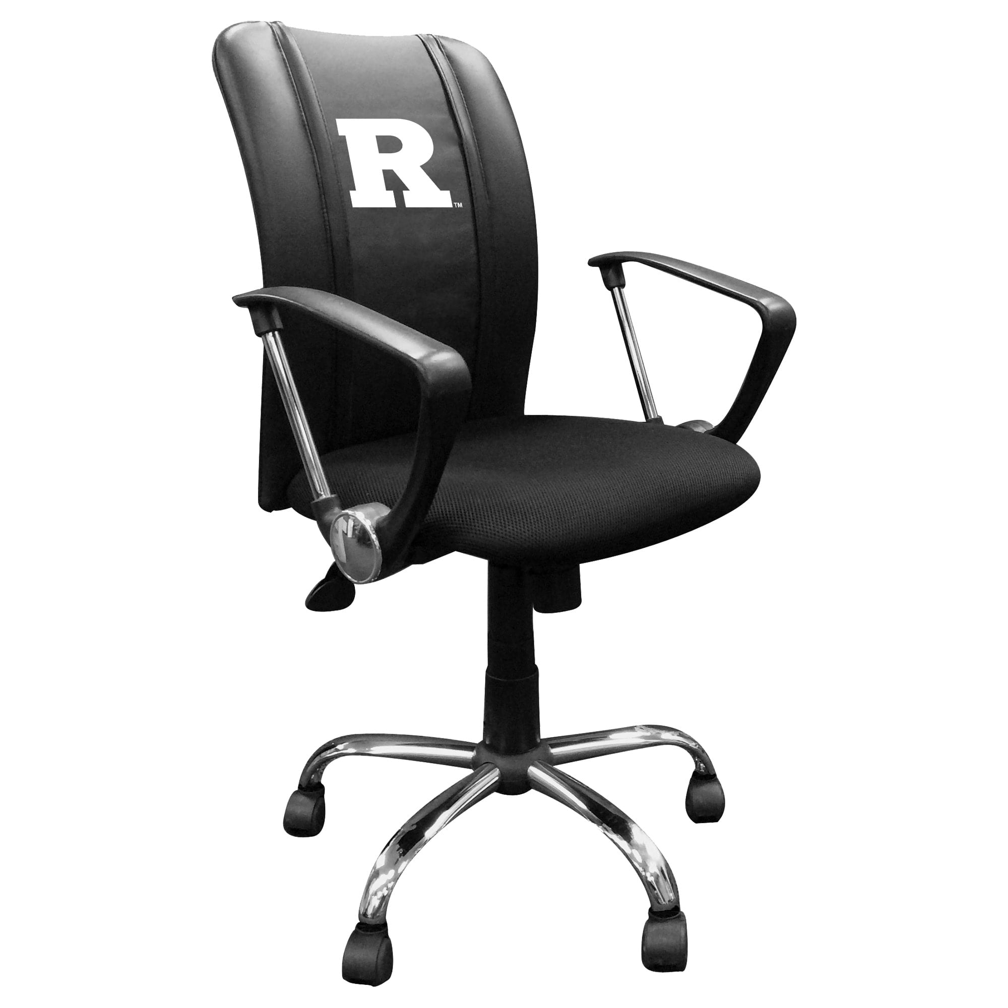 Black Rutgers Scarlet Knights Logo Curve Task Chair - Walmart.com