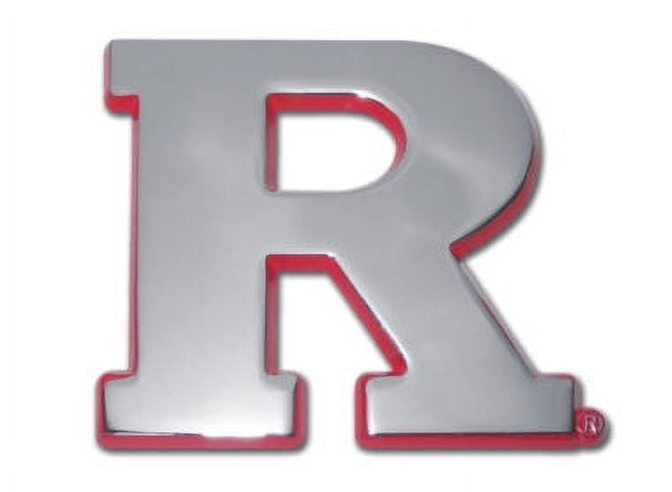 Rutgers University Red Chrome Emblem - Walmart.com