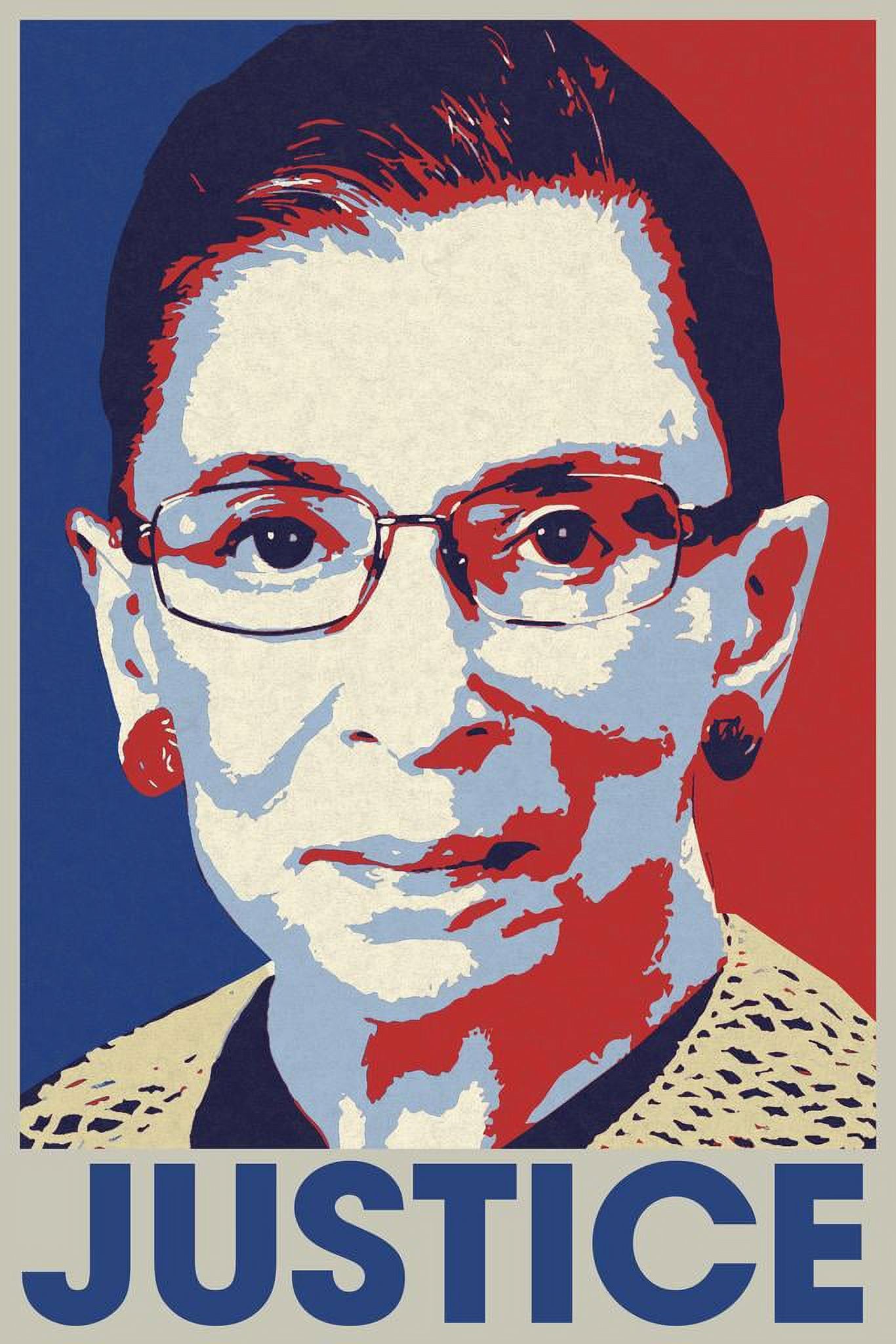 Ruth Bader Ginsburg Justice Pop Art Portrait RIP RBG Tribute Supreme ...