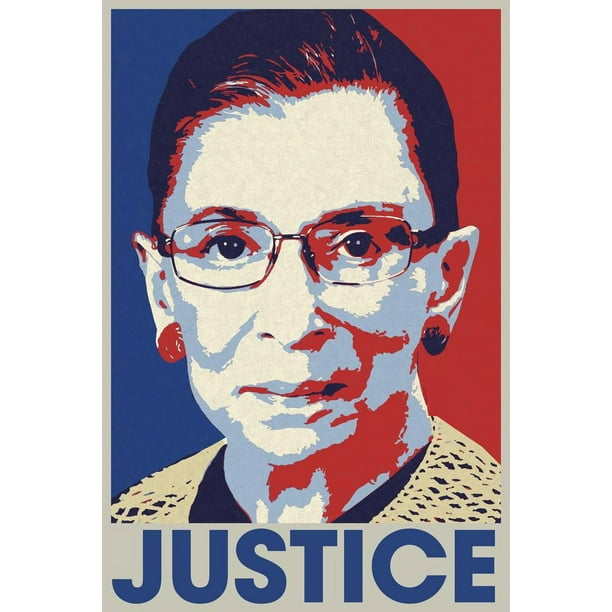 Ruth Bader Ginsburg Justice Pop Art Portrait RIP RBG Tribute Supreme ...