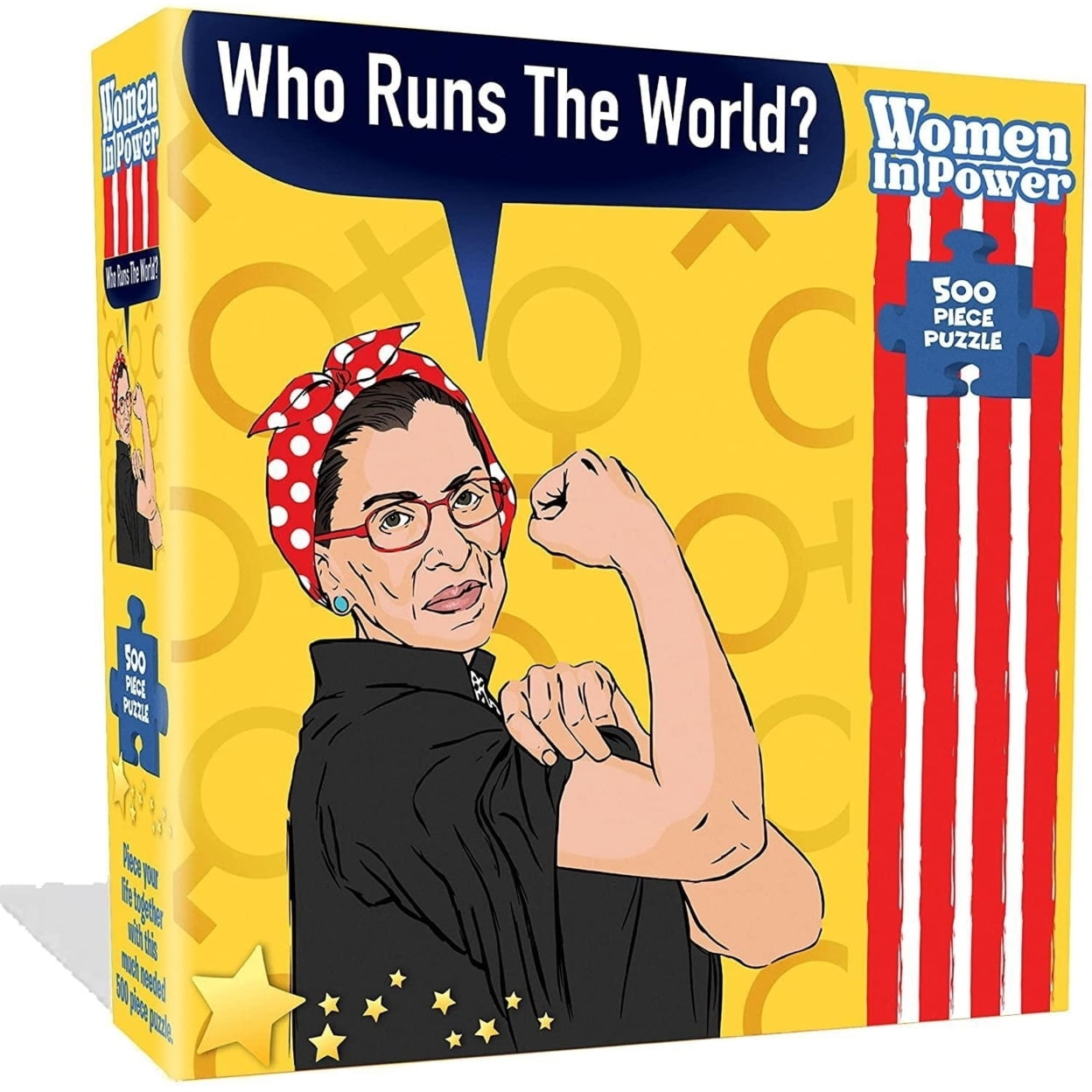 Ruth Bader Ginsburg RBG Jigsaw Puzzle 500pcs Mighty Mojo Women in Power ...
