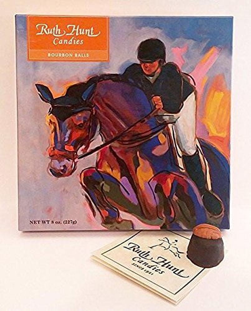 Ruth Hunt Equine Collection Bourbon Balls Gift Box, Chocolate Pecan Bon ...