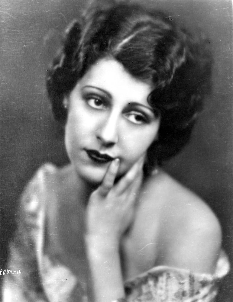 Ruth Miller Patsy on an Off Shoulder Top and Hand on Neck Photo Print ...