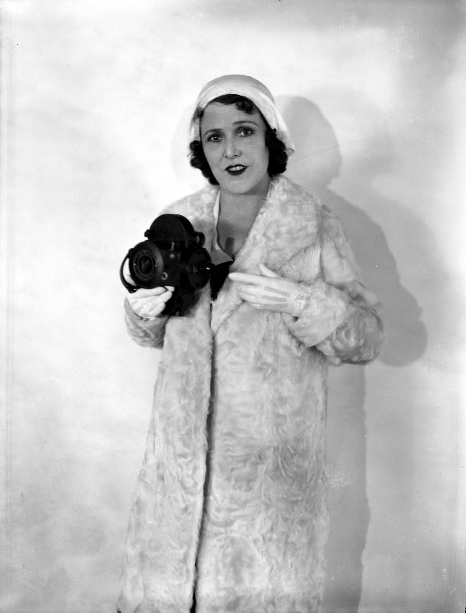 Ruth Roland Holding Camera in Classic Photo Print (8 x 10) - Walmart.com