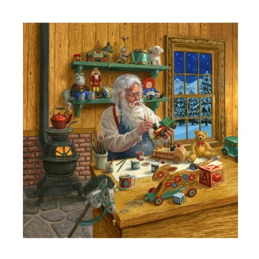 Ruth Sanderson 'Cosy Christmas Cat' Canvas Art - Walmart.com