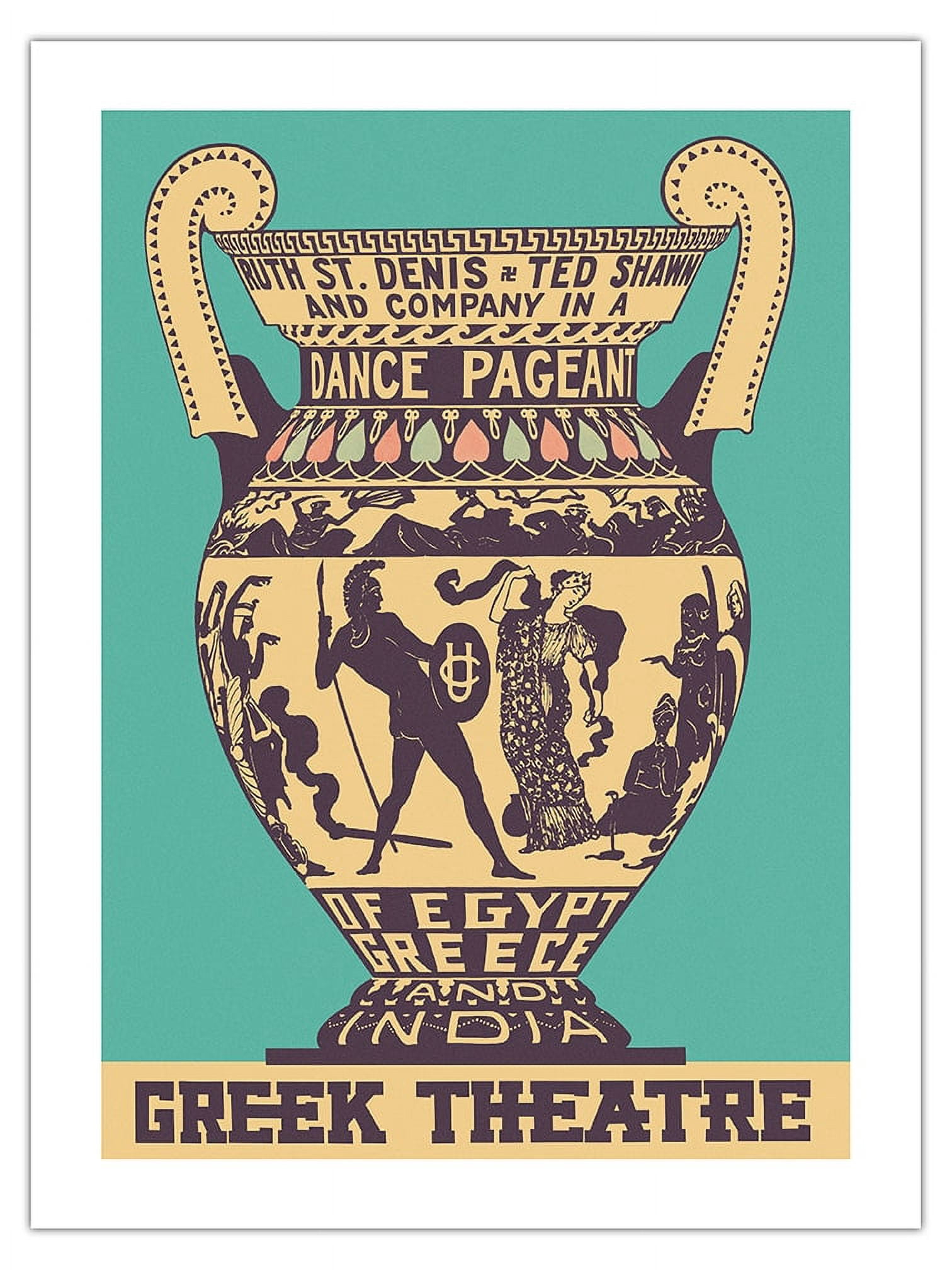 Ruth St. Denis & Ted Shawn - Dance Pagent of Egypt Greece India - Greek ...