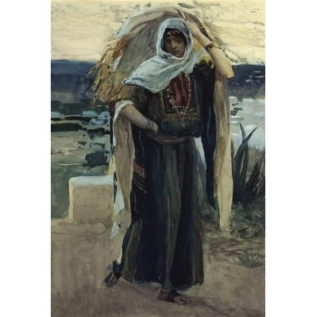 Ruth Takes Away the Barley James J. Tissot 1836-1902 French Jewish Museum New York USA Poster ...