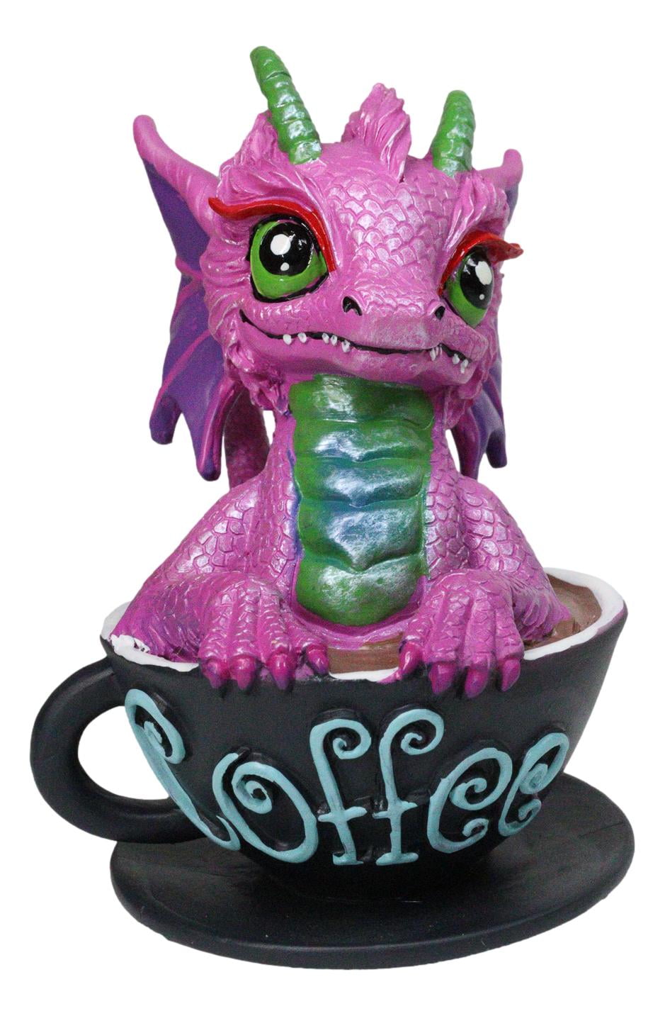 Ruth Thompson Artisan Coffee with Andi Drake Wyrmling Dragon In Cup ...
