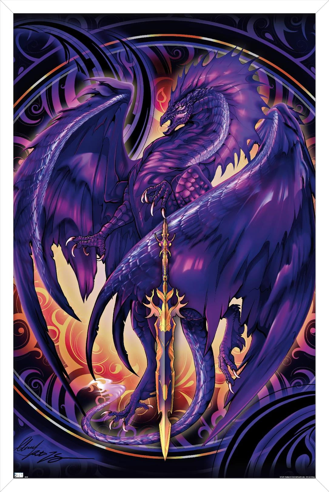 Ruth Thompson - Dragonblade Netherblade Wall Poster, 22.375" x 34 ...