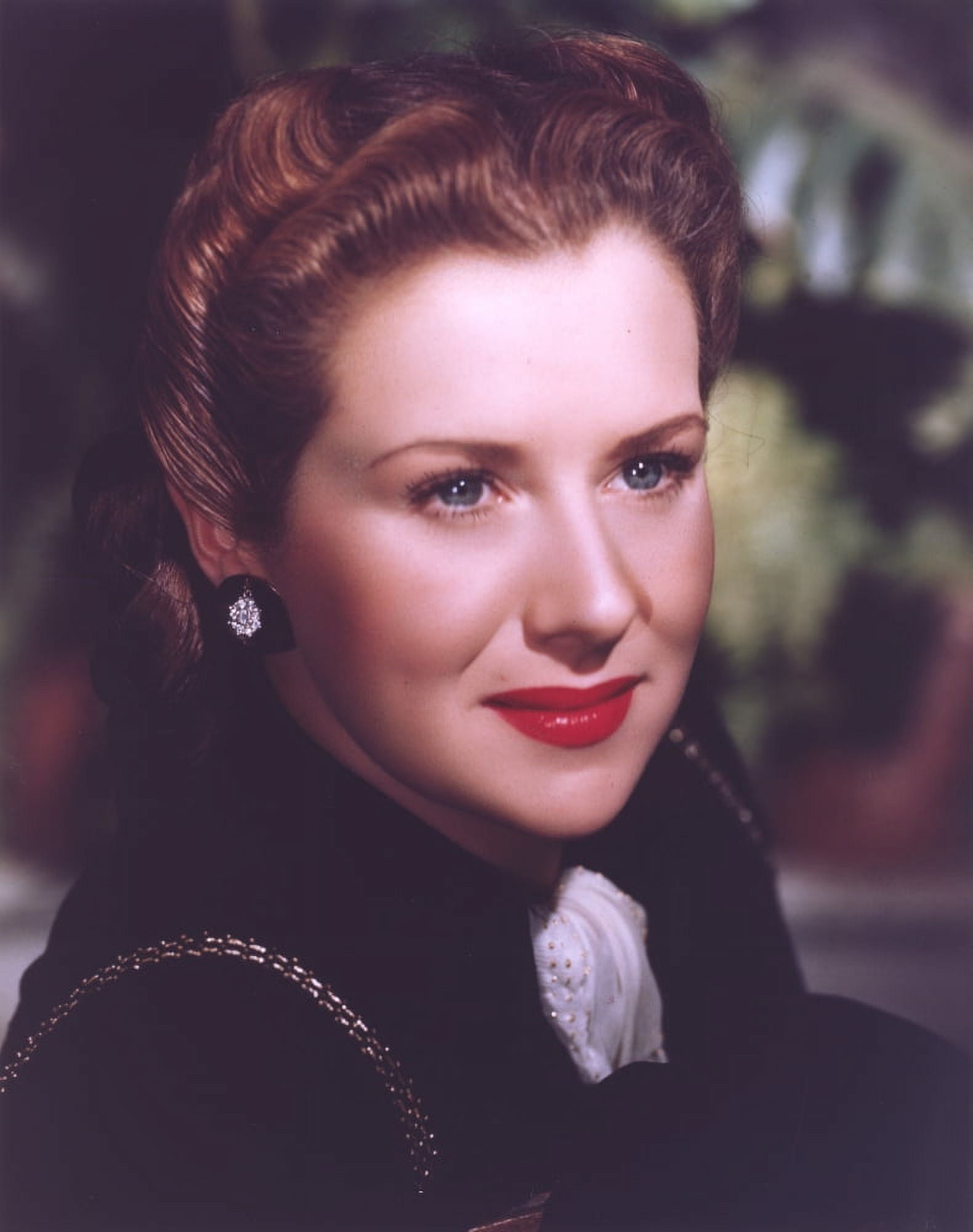 Ruth Warrick Portrait in Black Coat Photo Print (8 x 10) - Walmart.com