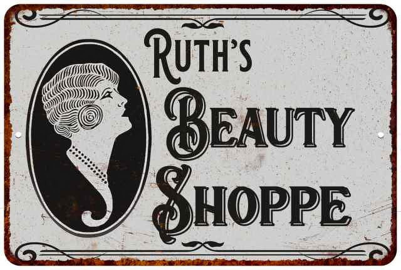 Ruth's Beauty Shoppe Chic Sign Vintage Décor 12x18 Metal Sign ...