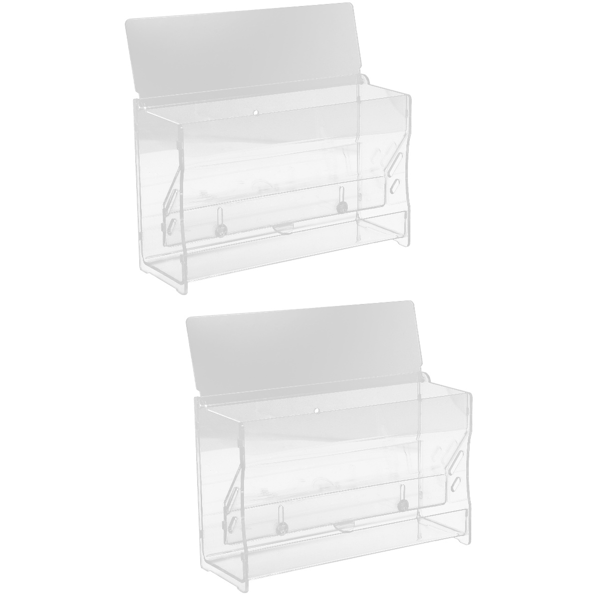 Rutin Chicken Feeder Automatic Go Food Containers with Lids 2 Pieces ...