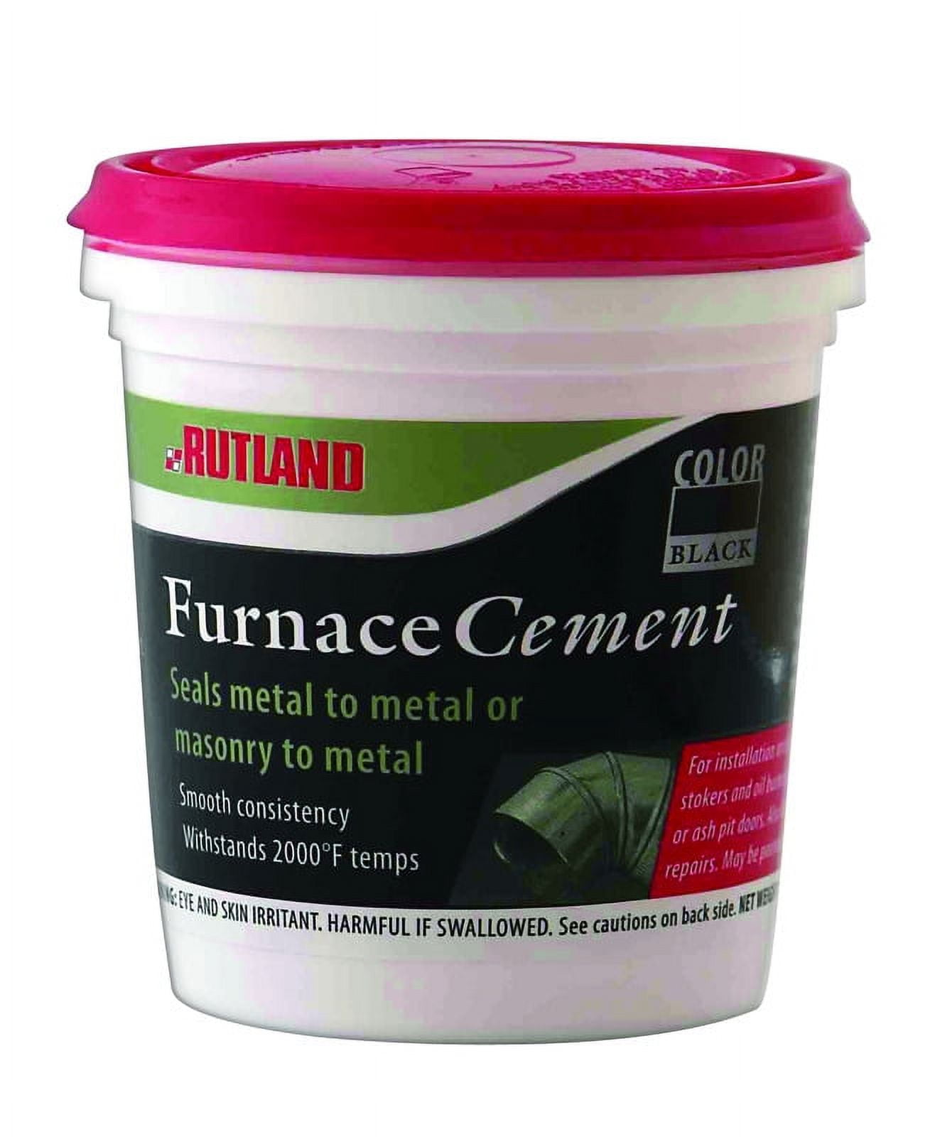 Rutland 64A Furnace Cement, 8 Oz, Black - Walmart.com
