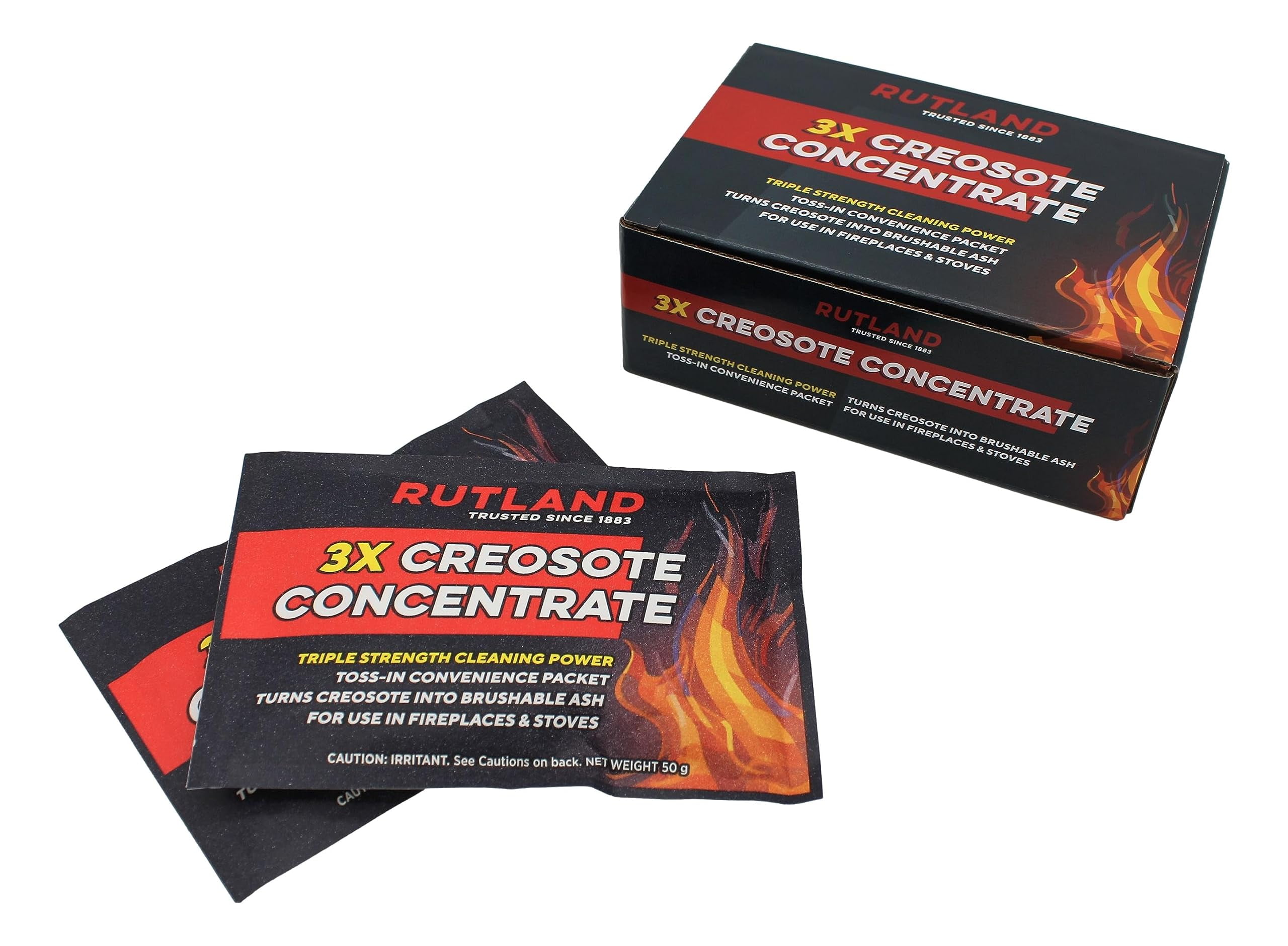 Rutland Creosote Concentrate, Triple Power Creosote Remover, Fireplace ...