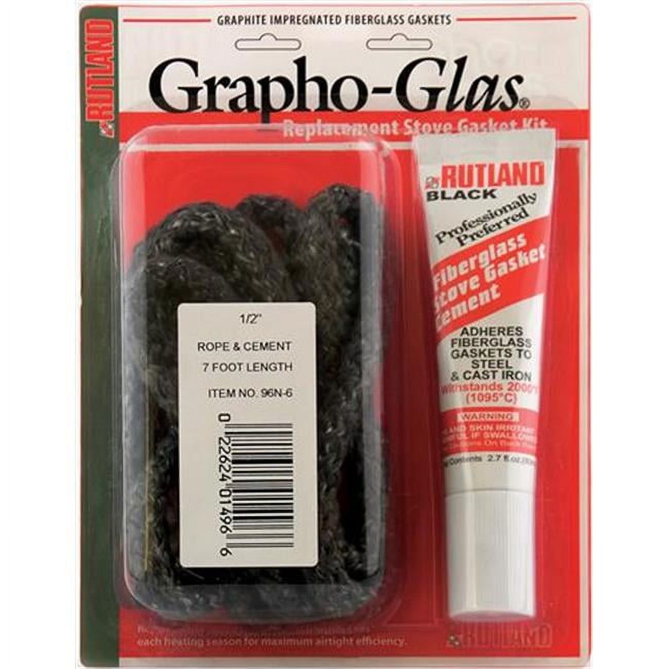 Rutland Grapho-Glas Cement/Fiberglass Rope Gasket Kit - Walmart.com