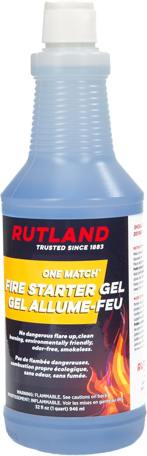 Rutland One Match l Fire Starter, lled Firestarter for Grills, Charcoal ...