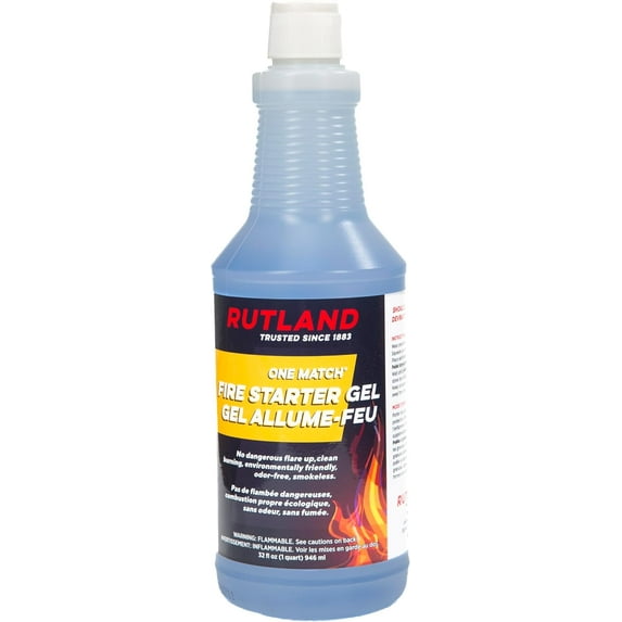 Rutland One Match l Fire Starter, lled Firestarter for Grills, Charcoal ...