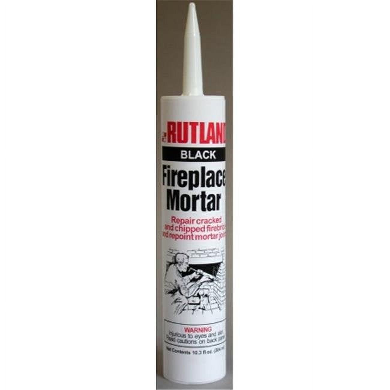 Rutland 63 10.3 Oz Black Fireplace Mortar - Walmart.com